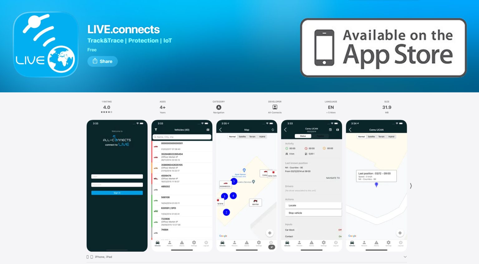 Live.connect. Sectorgericht beheer voor compliance & registratie.